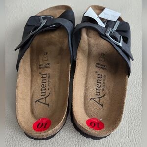 Autenti | Shoes | Nwt Autenti Mens Leather Sandals Made In Spain Eu ...
